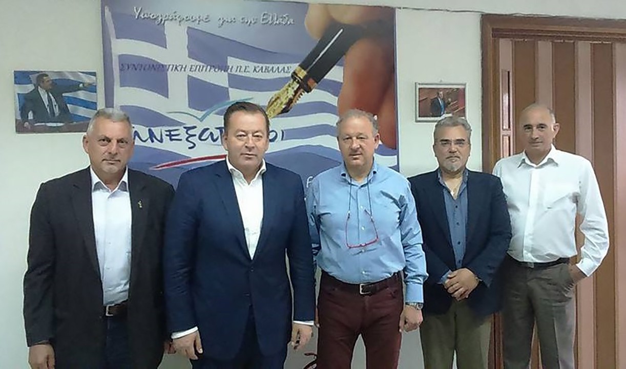 Με τον υφυπουργό Βασίλη Κόκκαλη τα στελέχη των Ανεξάρτητων Ελλήνων ...