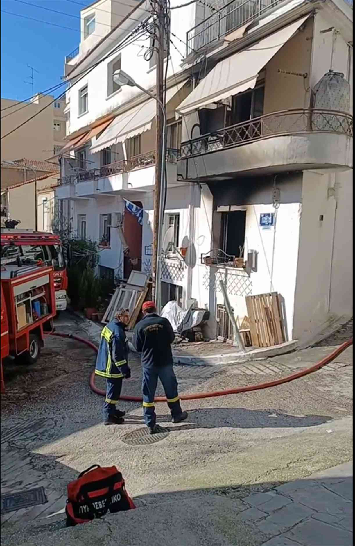 Καβάλα: Φωτιά σε διαμέρισμα στην οδό Εγνατίας - KAVALA POST