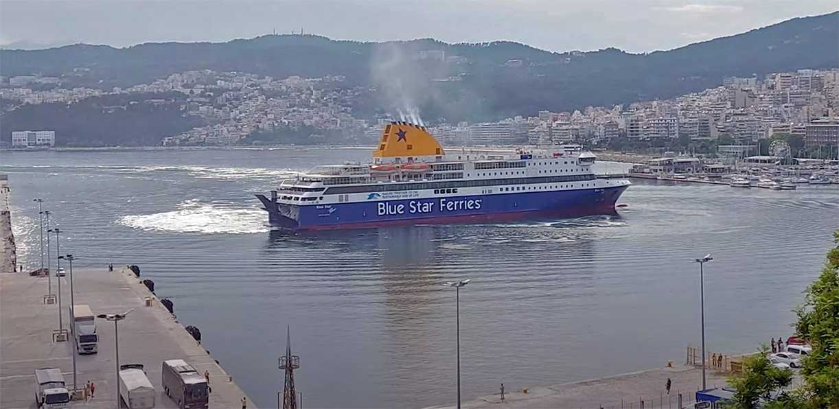 Blue Star PATMOS: Στο λιμάνι της Καβάλας για δεύτερη και τελευταία φορά ...