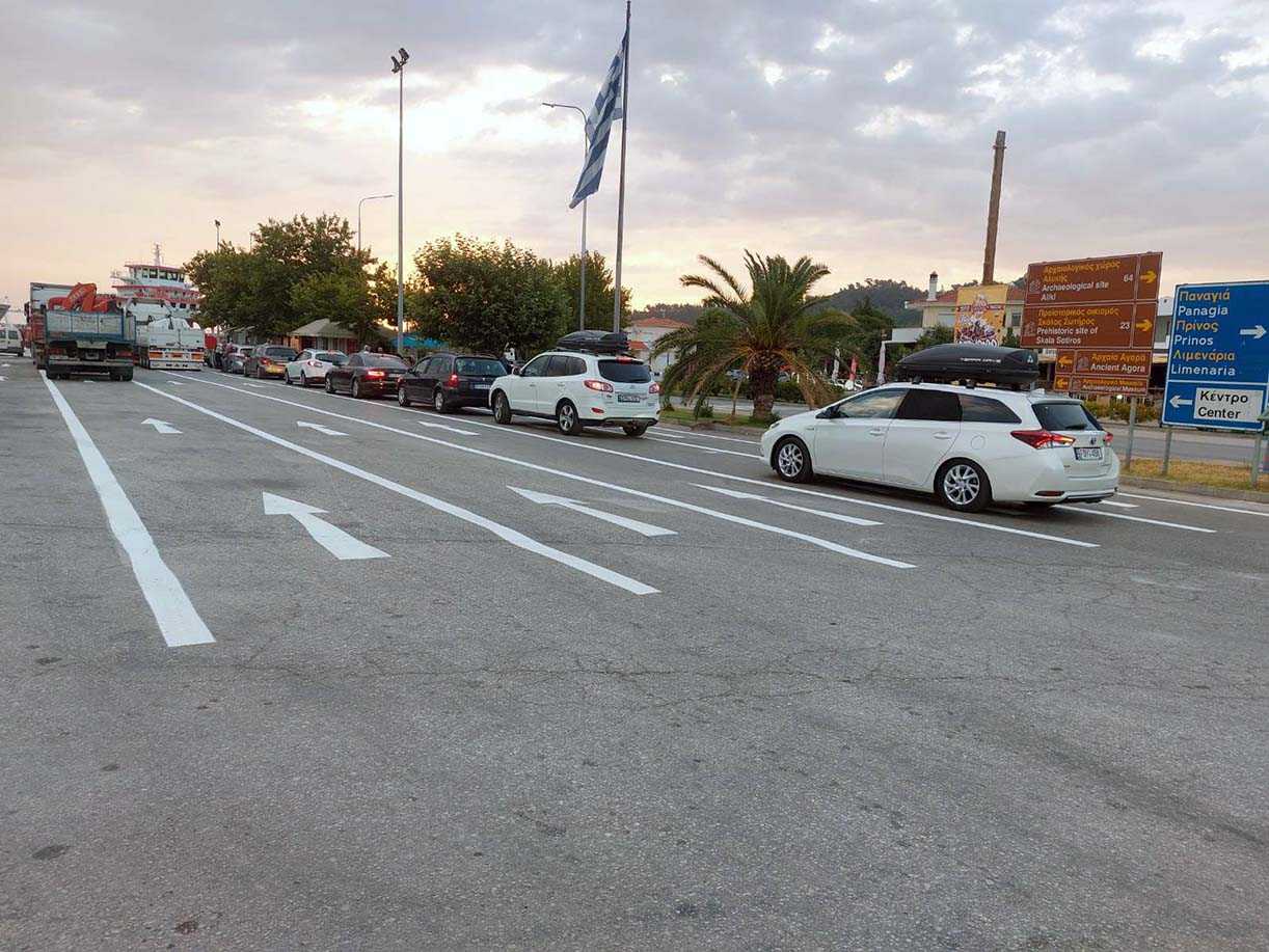 Δημοτικό Λιμενικό Ταμείο Θάσου: Διαγραμμίσεις στα λιμάνια του νησιού ...